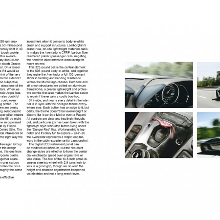 Lamborghini Magazine | Brandon Charnell | Graphic Design